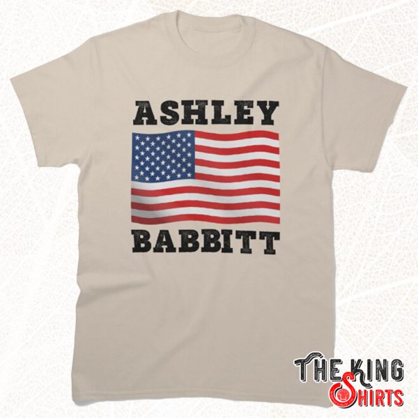 Ashley Babbitt T Shirt For Unisex With American Flag - TheKingShirts